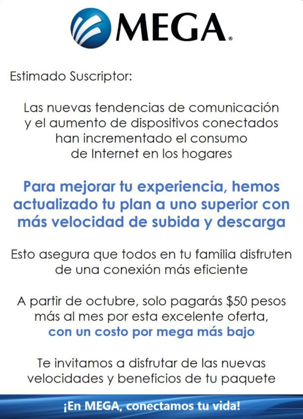 Megacable justifica alza en sus tarifas - Primera Plana Puebla